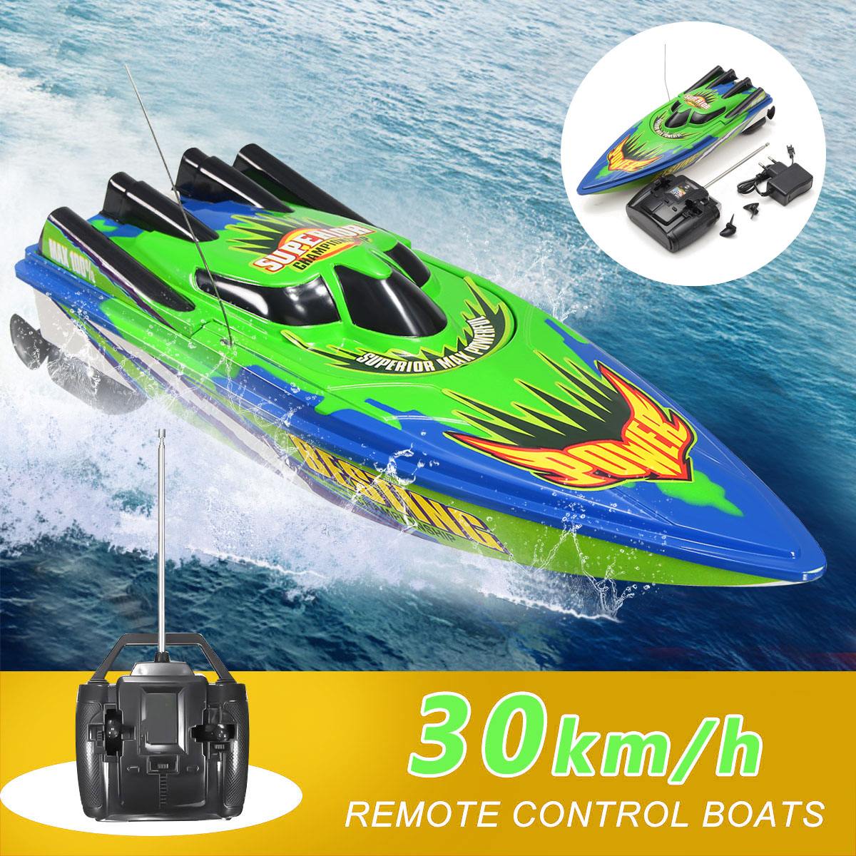 RC Boat 30km/h High Speed Racing Rechargeable Batt... – Vicedeal