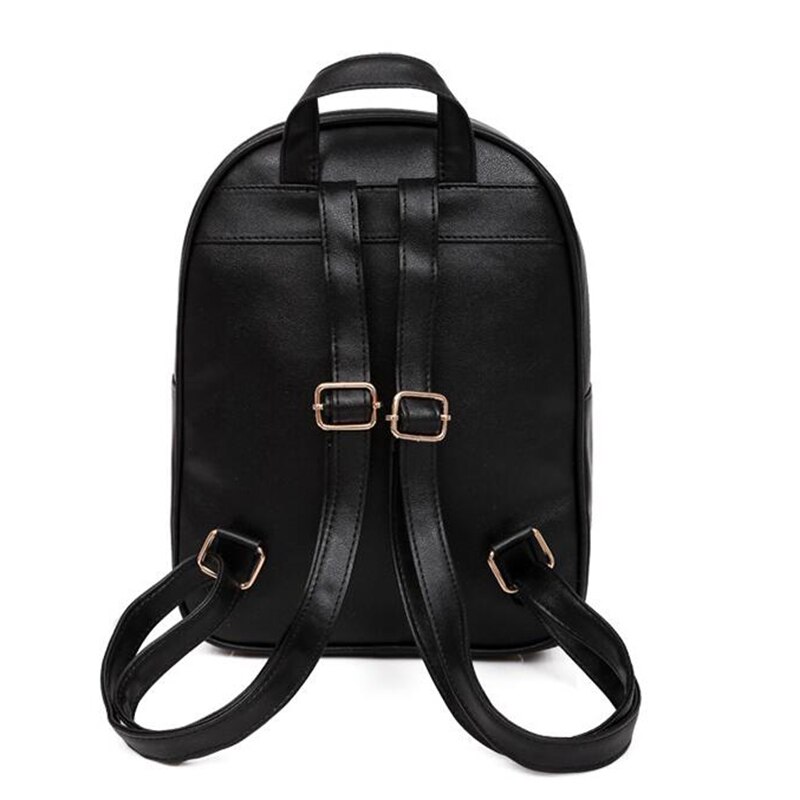 Casual Travel Bead Backpack for Teenage Girls PU L... – Grandado