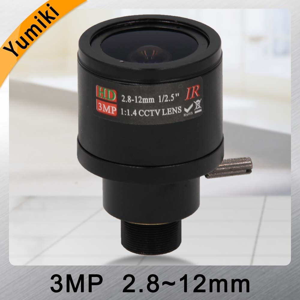 Yumiki 3.0 Megapixel fixed iris HD CCTV camera len... – Grandado