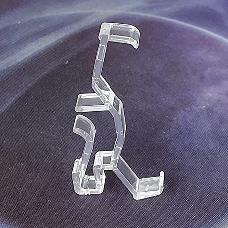 Valance Clips Clear Plastic Retainer Holder Clip f... – Grandado