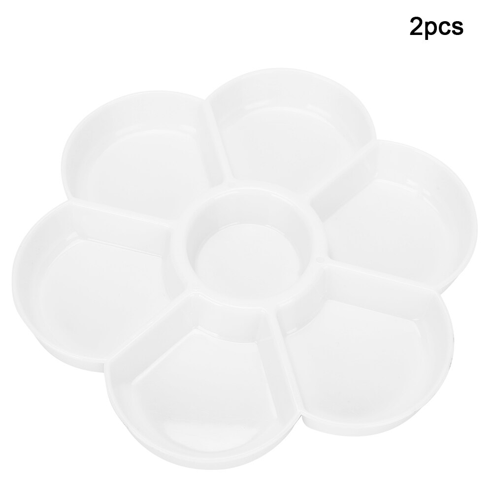 2Pcs Oil Painting Palette Plum Form 7 Grid Thicken... – Grandado