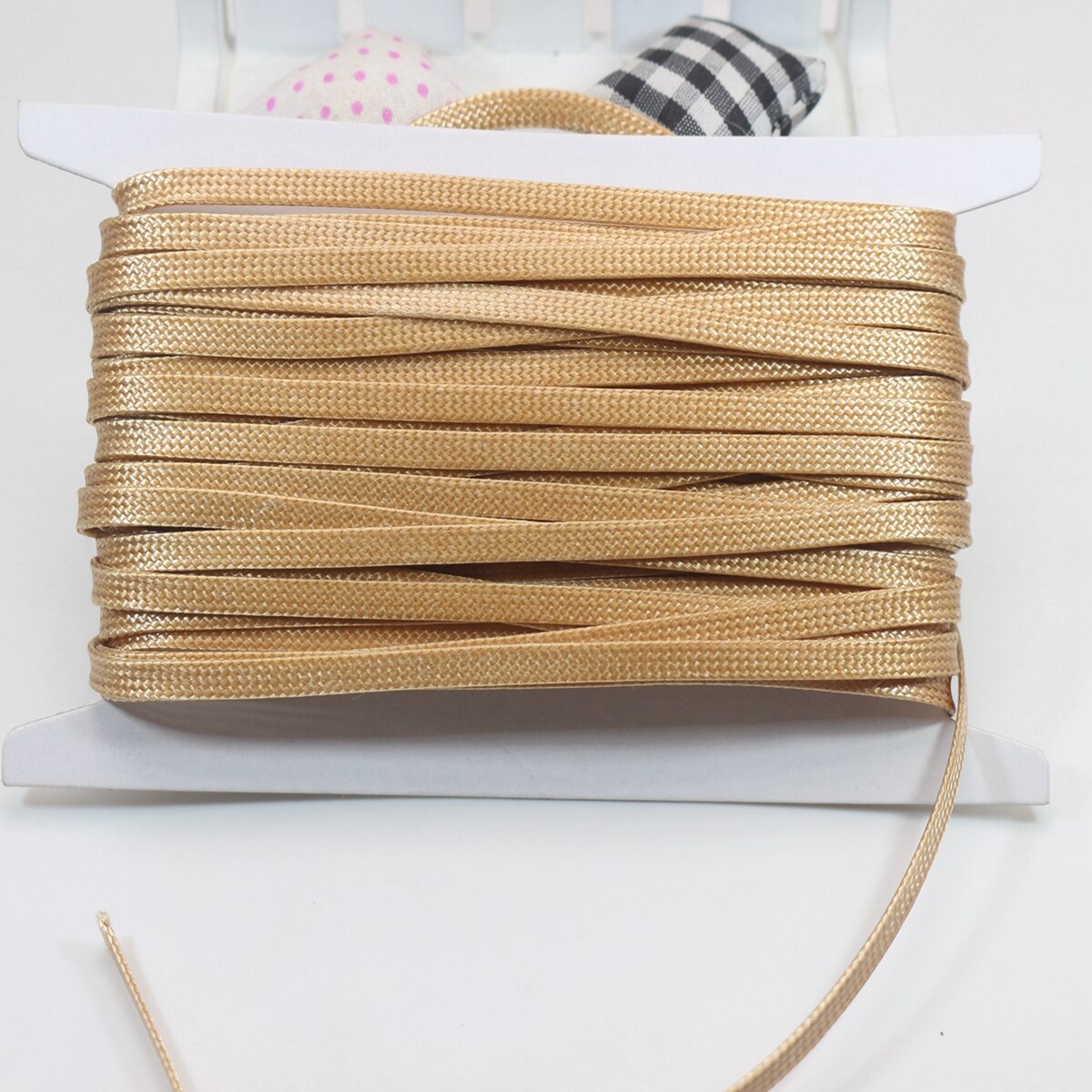 11 Yards FLAT 4mm Korean Waxed Textured Cord Craft... – Vicedeal