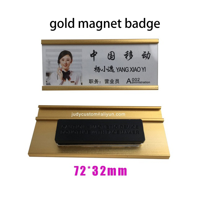 1pc Pin/Magnet Style Office Name Holder Tag Metal ... – Grandado