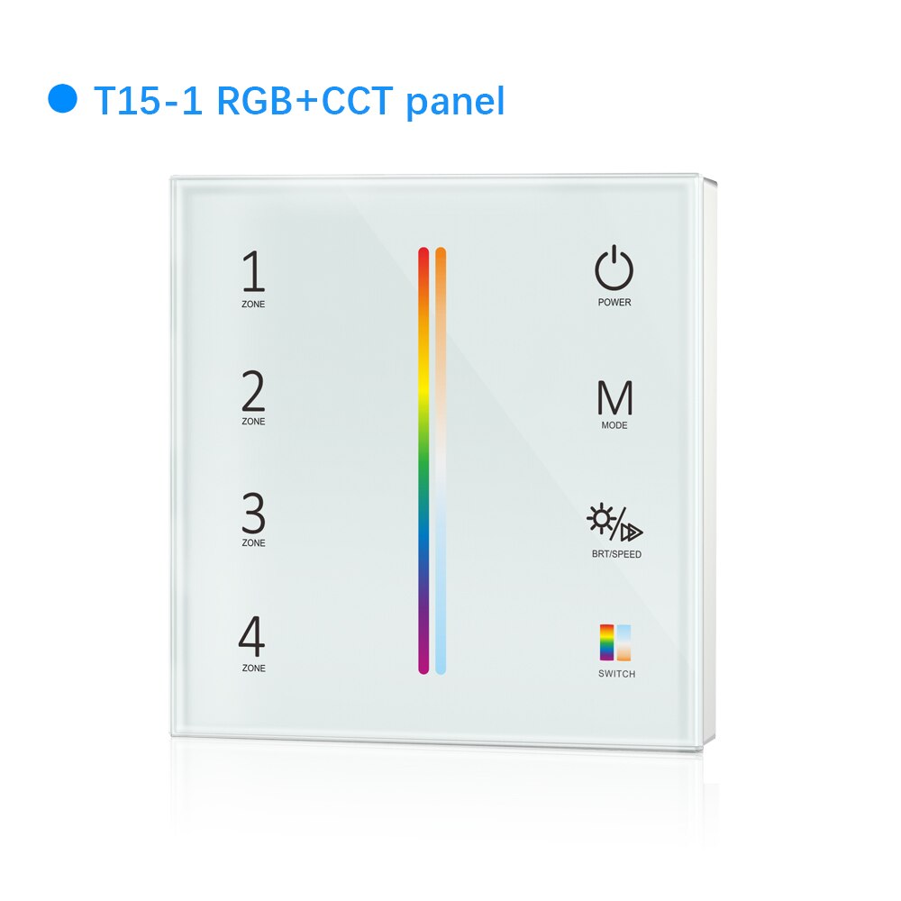 LED RGBCCT Strip Controller Wall Mount Touch Panel... – Grandado