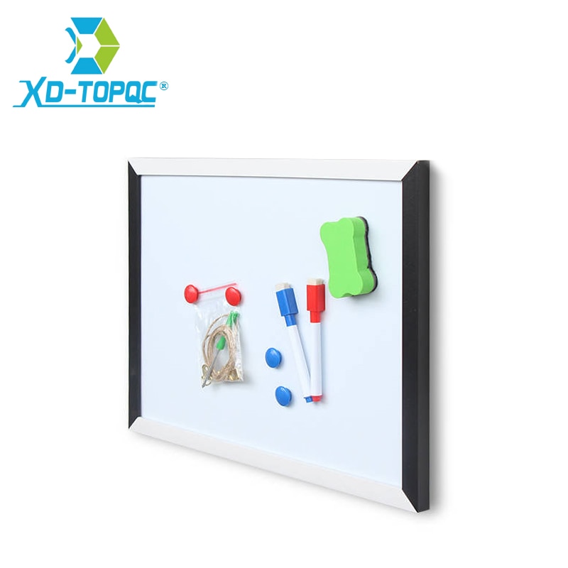 XINDI 30*40cm Magnetic Whiteboard MDF Black & ... – Grandado