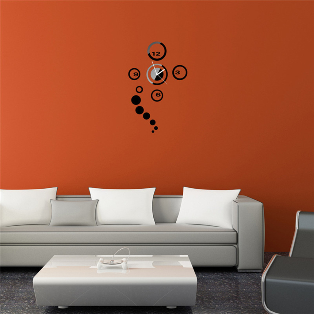 Moderne Diy Muursticker 3D Romeinse Cijfers Spiege... – Grandado