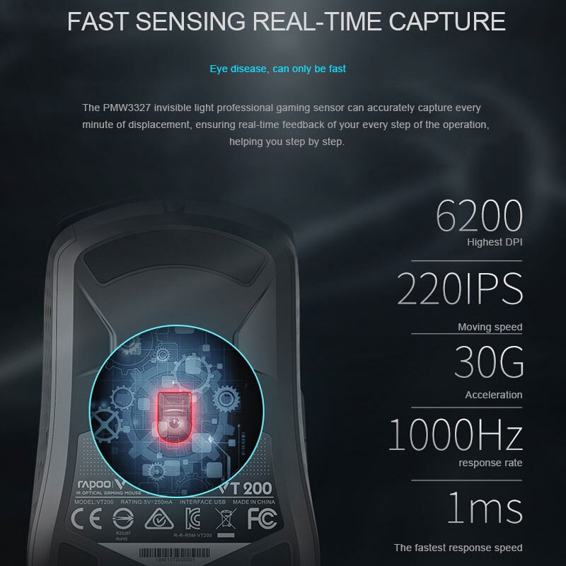 Rapoo RGB Wireless Wired Double Model Gaming Mouse... – Grandado