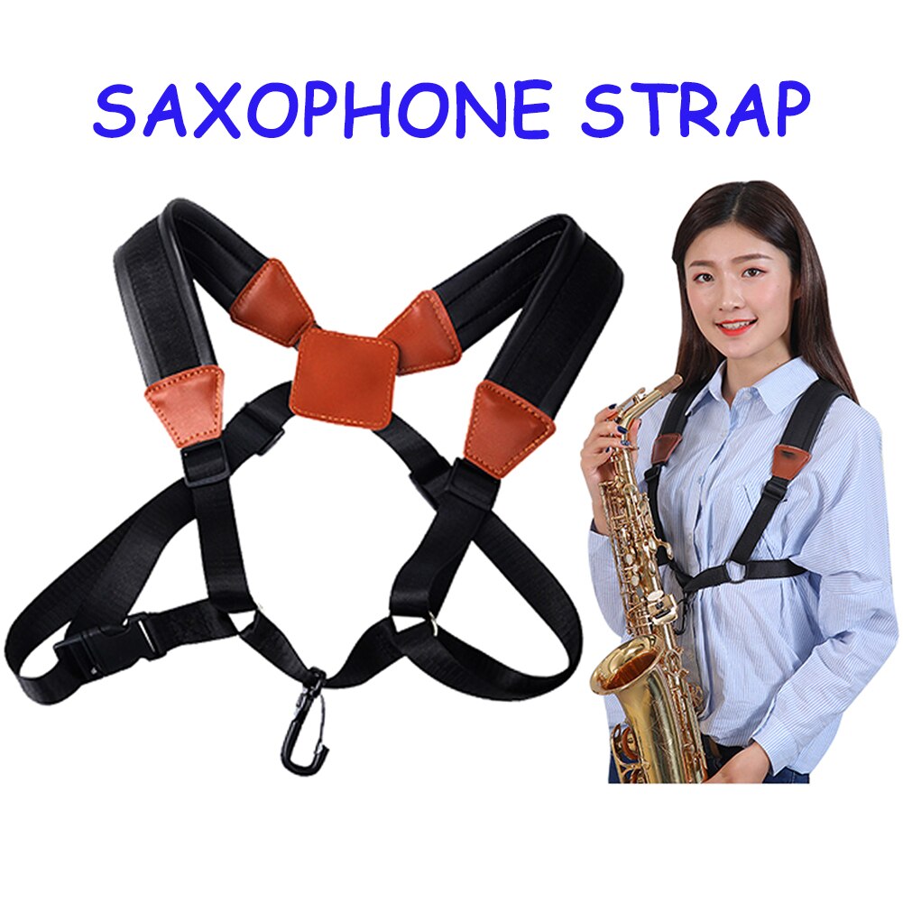 sax two shoulder straps alto tenor soprano sax Dou... – Vicedeal