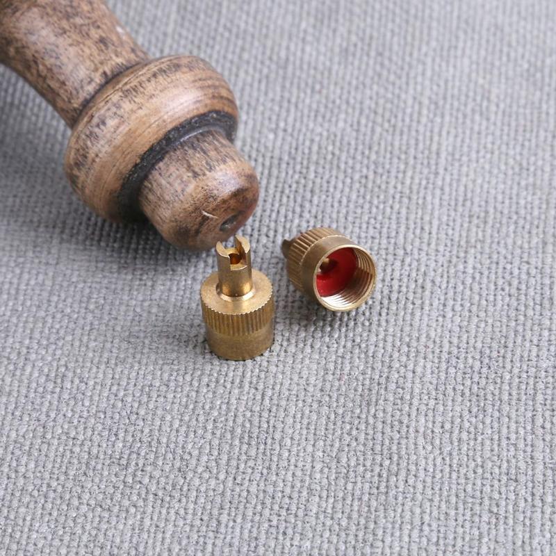 Car Motorcycle 10Pcs Copper Slotted Head Valve Ste... – Vicedeal