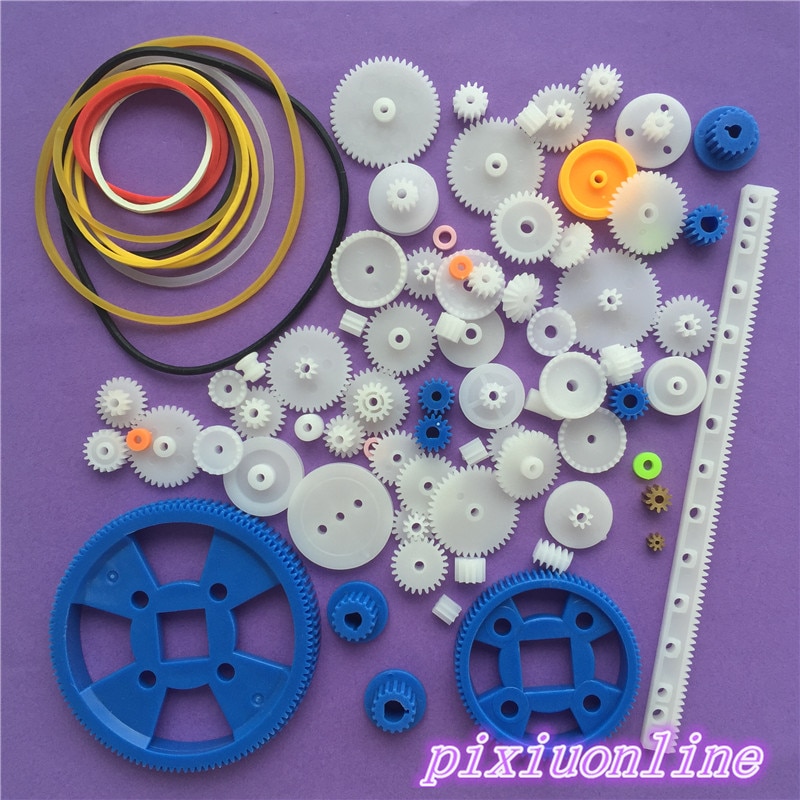 Set de engranajes DIY de plástico de 80 Uds K015Y,... – Grandado