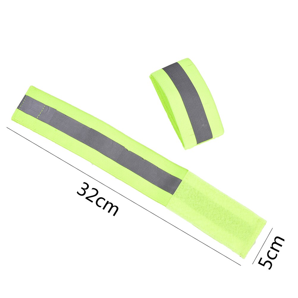 2pcs Green High Visibility Reflective Wristband Br... – Grandado