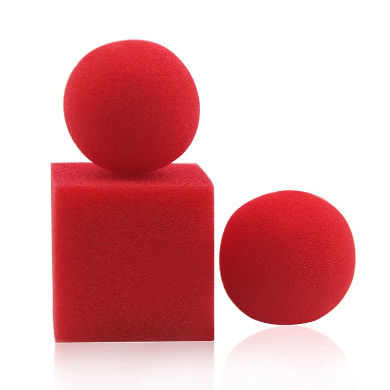 1 Block 2 Sponge Balls Magic Props Close Up Street... – Vicedeal
