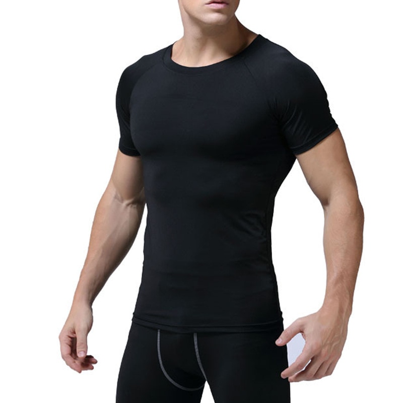 Men's Compression Running Shirt Bodybuilding W... – Grandado