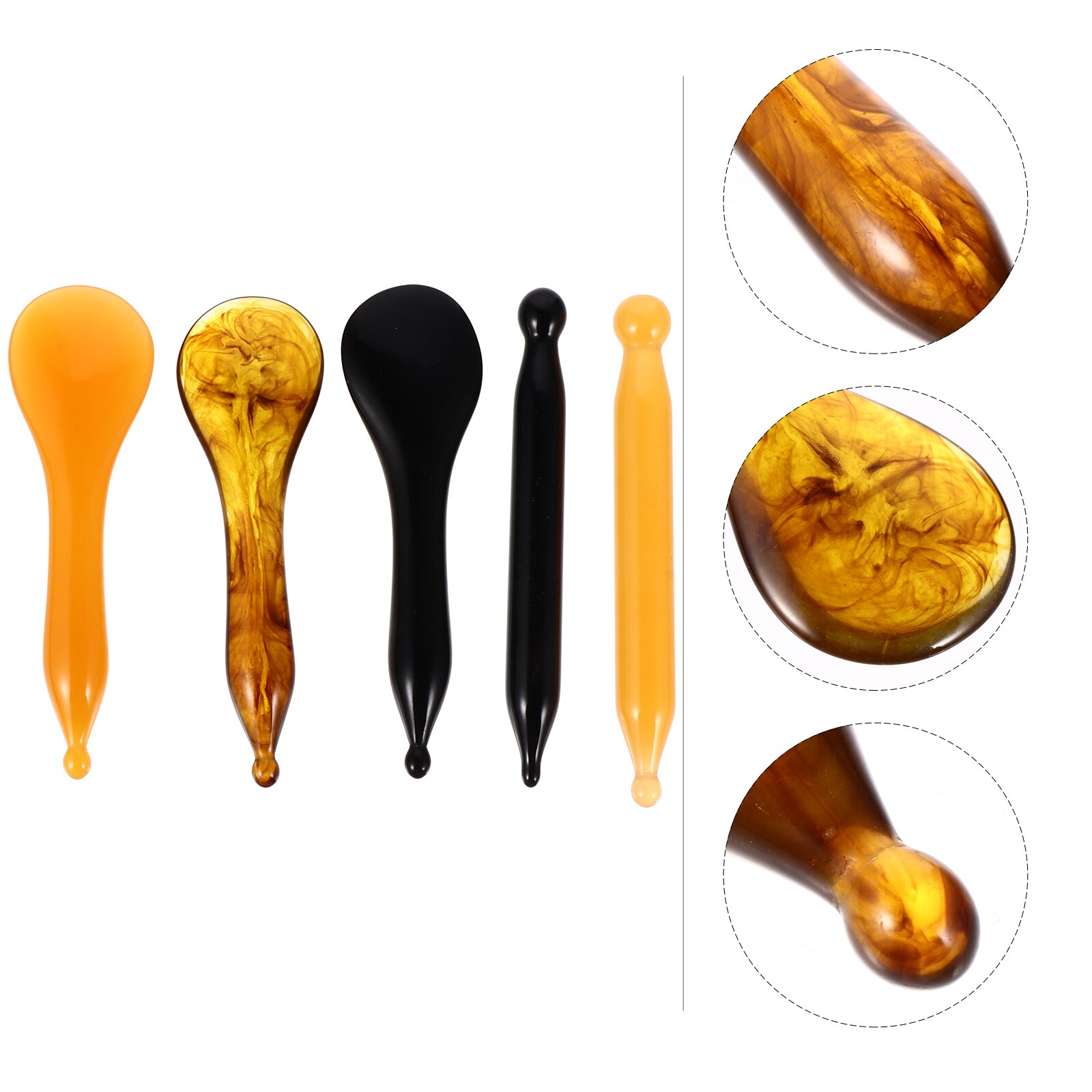 1 Set/5pcs Resin Meridians Sticks Facial Body Scra... – Vicedeal