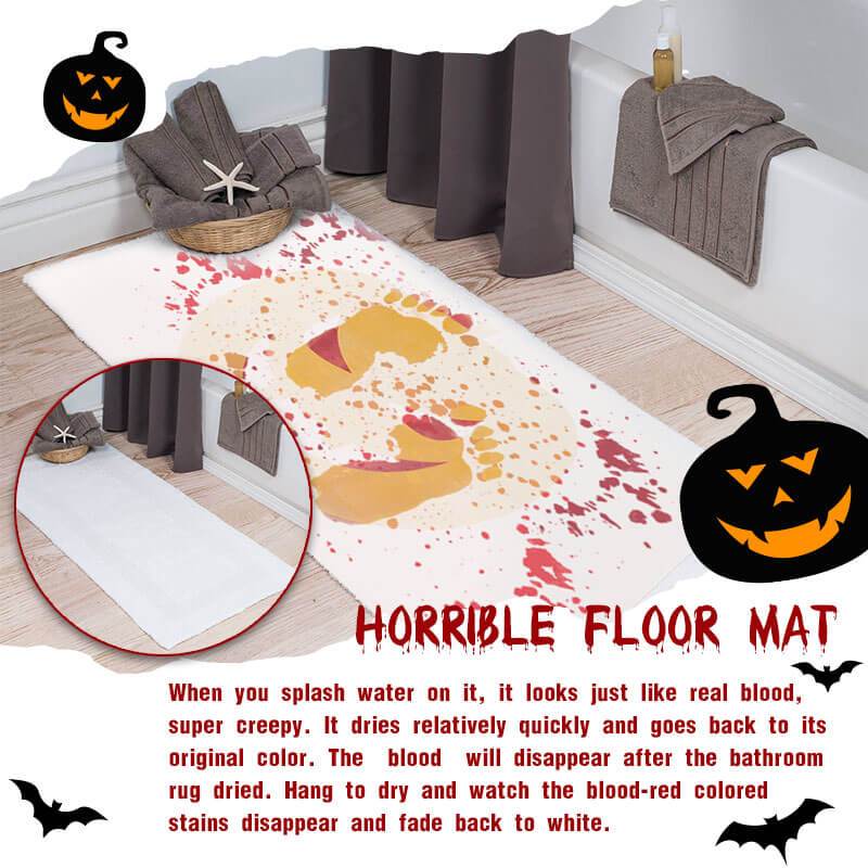 Halloween Flash -Bloody Bath Mat Bloody Bath Mat B... – Grandado