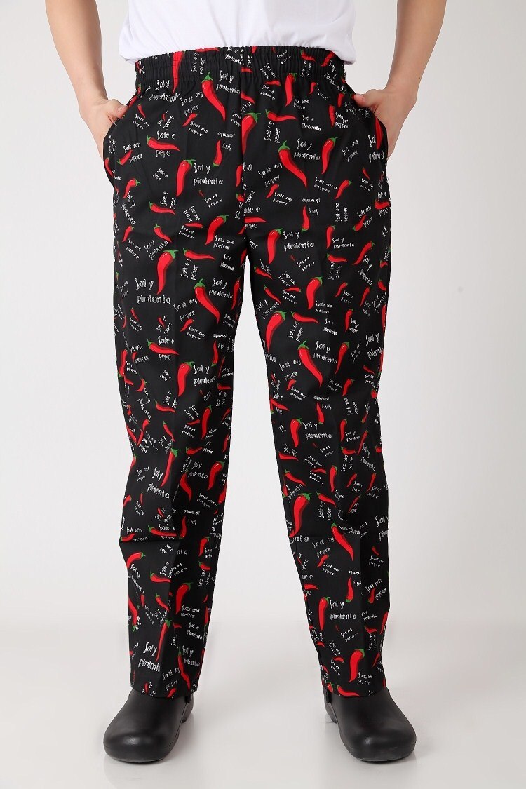chef pants waiter work restaurant uniforms pepper ... – Vicedeal