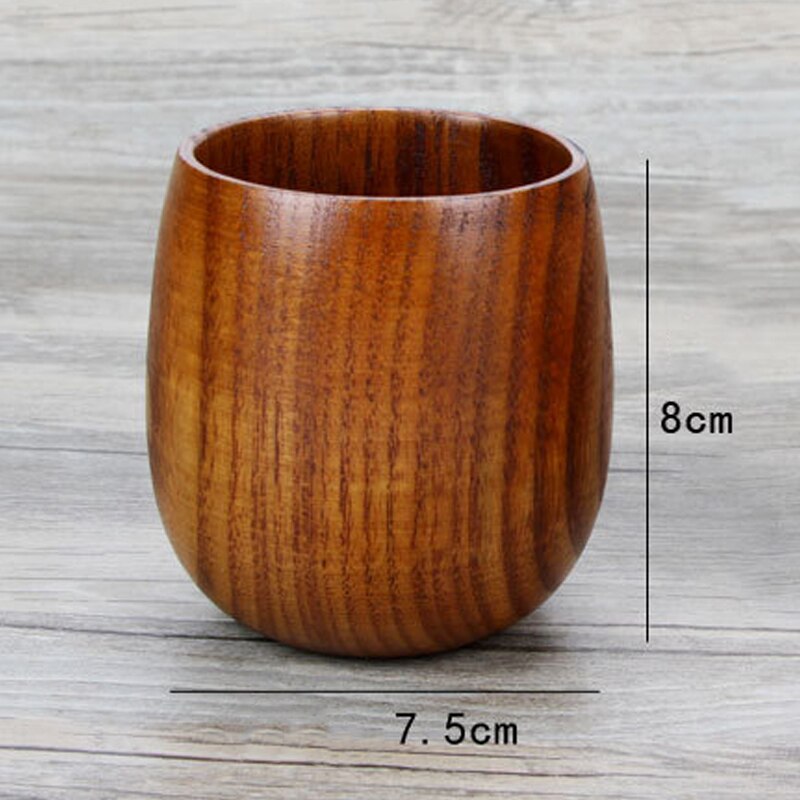 Japanese Style Cup Reusable Jujube Wood Breakfast ... – Grandado