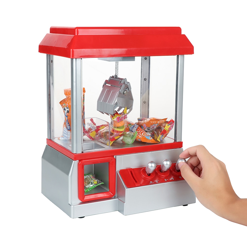 Novelty toy Doll Candy Catcher Crane Machine Coin ... – Vicedeal