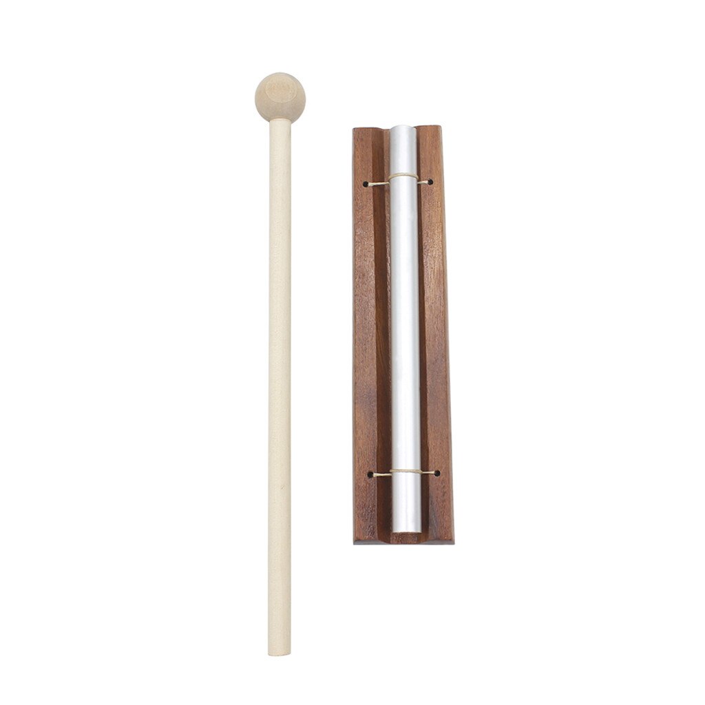 2 X Wooden Base Solo Chime w/ Mallet for Sound The... – Grandado