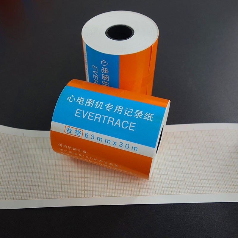 10 pieces ECG printing paper ECG drawing 63mm*30m ... – Grandado
