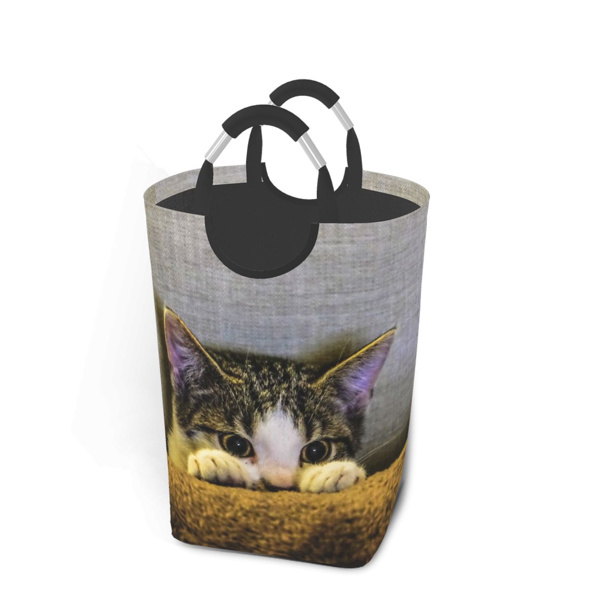 Leuke Kat Kleding Wasmand Bag Opvouwbare Wasmand G... – Grandado