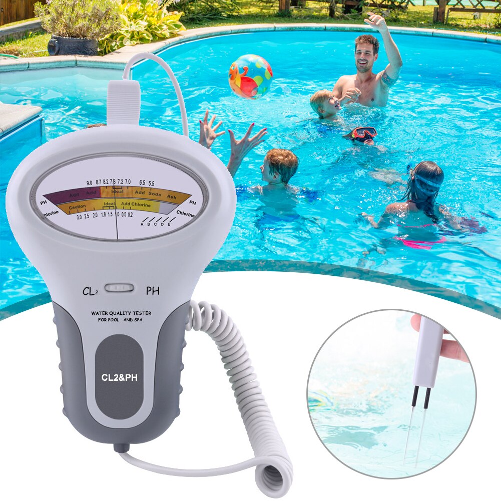 CL2 Tester 2 In 1 Water PH & Chlorine PC-102 Level... – Vicedeal