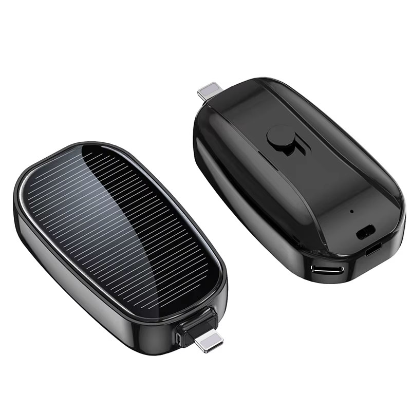 Solar Power Bank 1200mAh Portable Charger Keychain... – Grandado