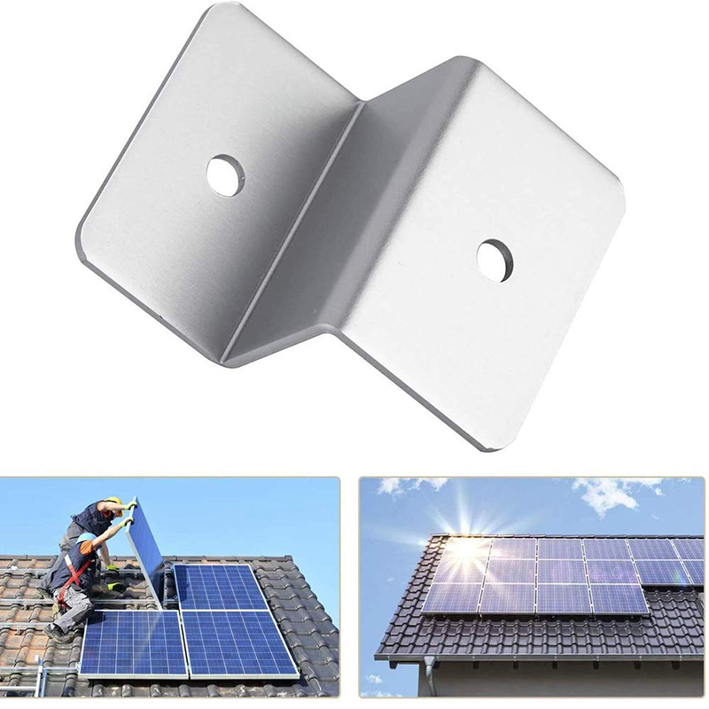 Pack of 4 Solar Panel Z Brackets Mounting Aluminiu... – Vicedeal