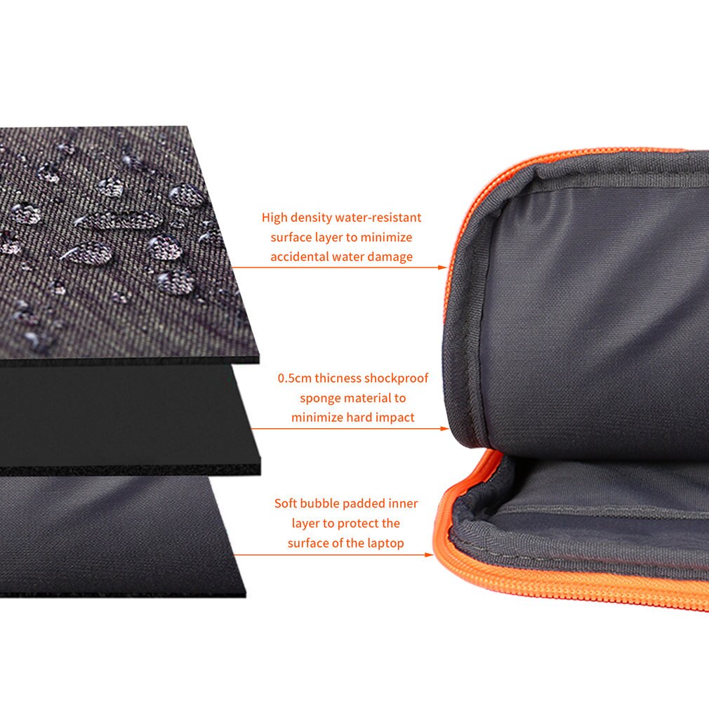 1 Inch Waterproof Laptop Case Bag Organizer with H... – Grandado