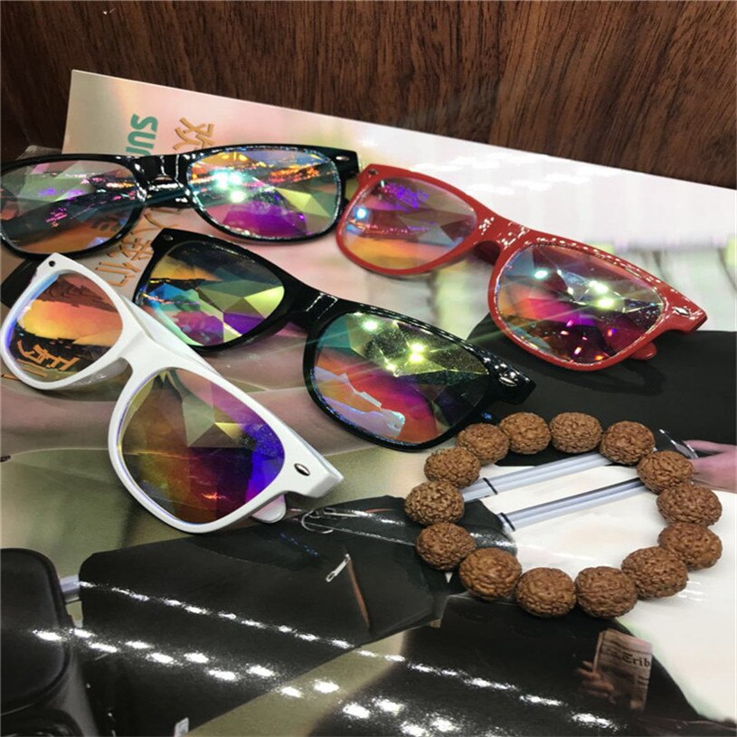 CHUN Kaleidoscope Glasses Rave Festival Party Sung... – Grandado