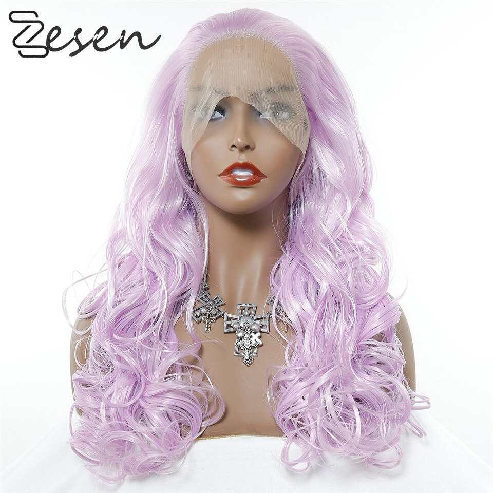 Zesen synthetic Hair Long Wave Wigs High Temperatu... – Vicedeal