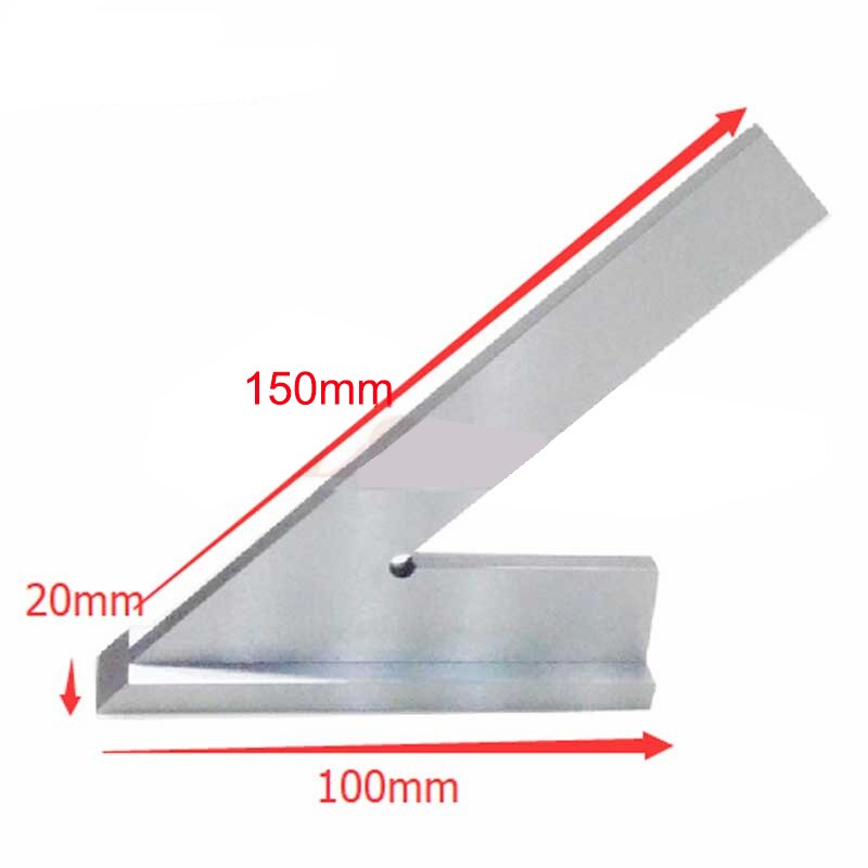150X100Mm Rvs 45 Graden Verstek Hoek Hoek Heerser ... – Grandado