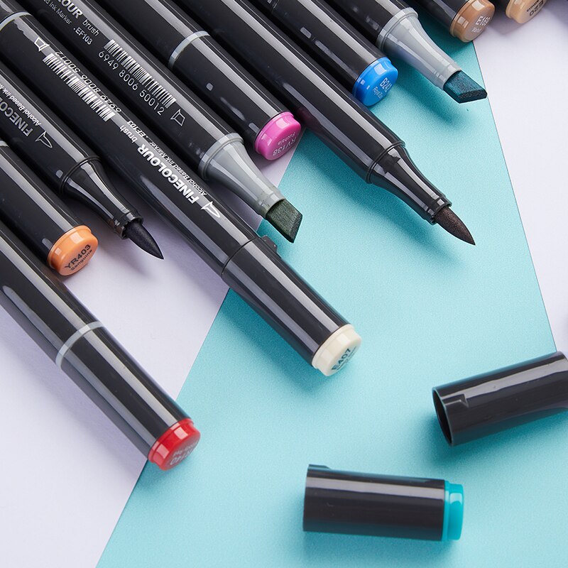 Finecolour EF103 Double Head Sketch Art Marker Alc... – Grandado