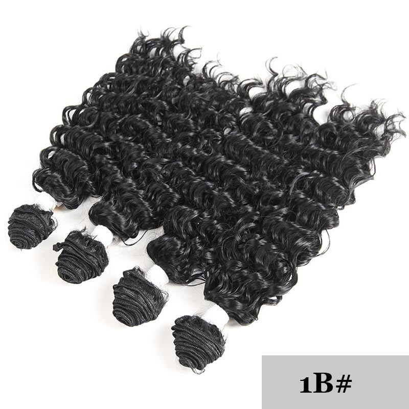 SOKU Loose Deep Synthetic Hair Weaves Bundle 16"16... – Grandado