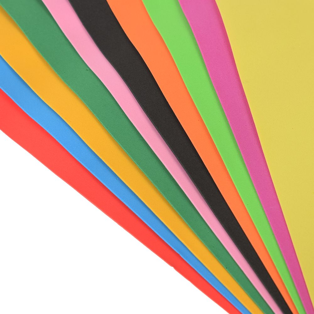 10 Sheets Multicolor A4 Sponge EVA Foam Paper Funk... – Vicedeal