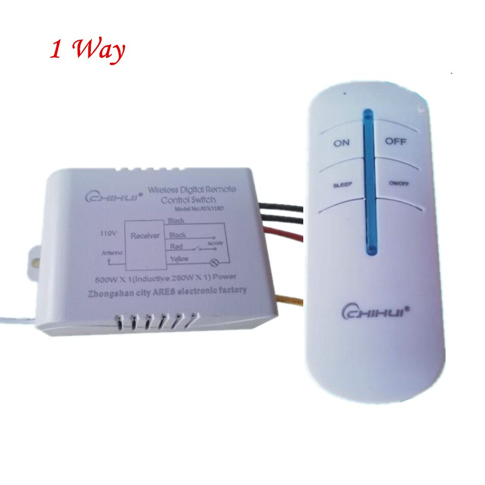 AC 110V Wireless Digital Remote Control Switch 1 2... – Grandado