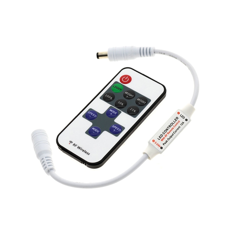 Led Strip Controller DC12-24V Dc/Draad Connector +... – Vicedeal