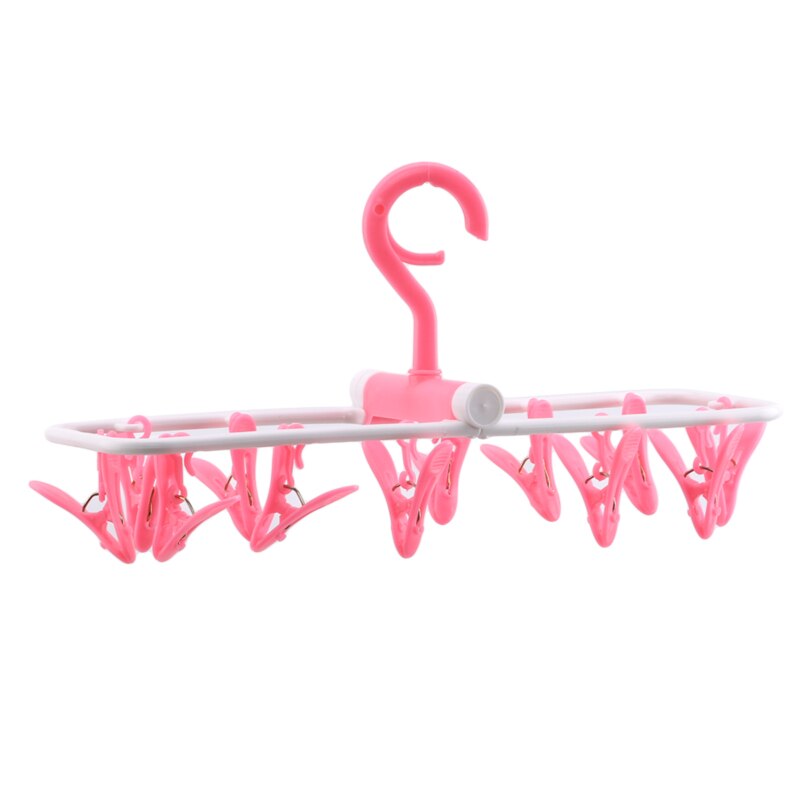 12 Clips Opvouwbare Kledingrek Ondergoed Sokken Mu... – Grandado