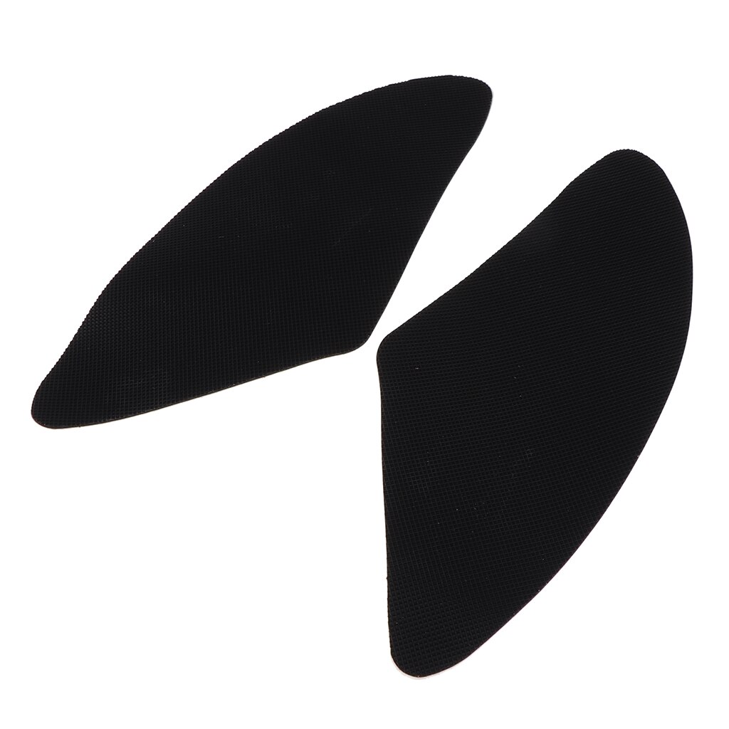 Motorcycle Black Rubber Tank Traction Pad Side Gas Grandado