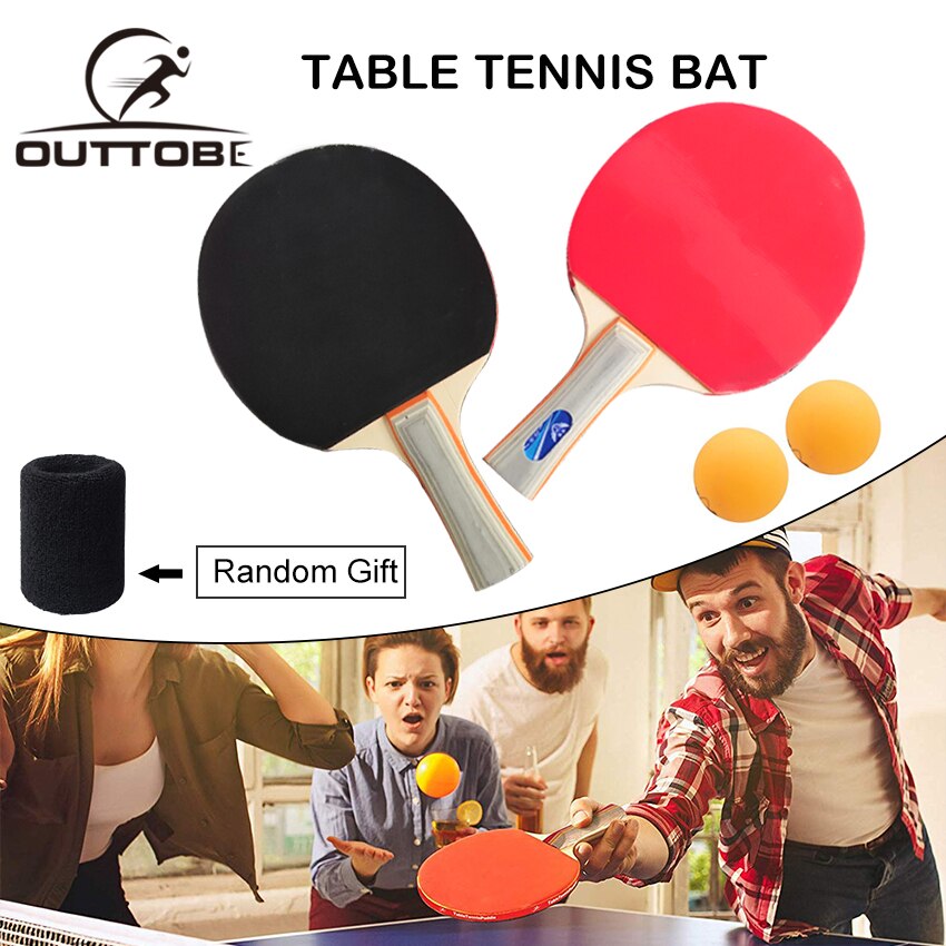 Outtobe Table Tennis Racket Ping Pong Paddle Set w... – Vicedeal