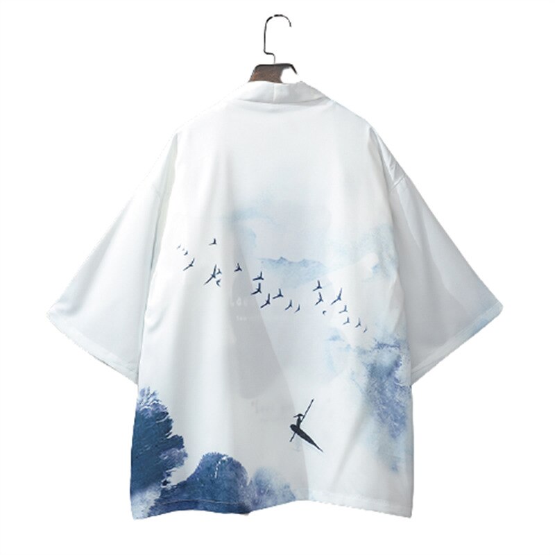 Japanese Style Haori Men's Outfits Retro Chine... – Vicedeal