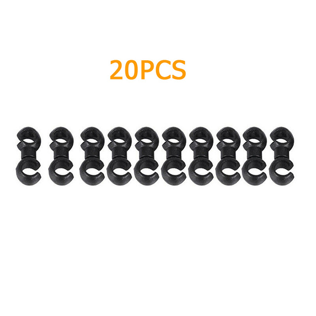 20pcs S Shaped Bike Cable Clips Rotating Mountain ... – Grandado