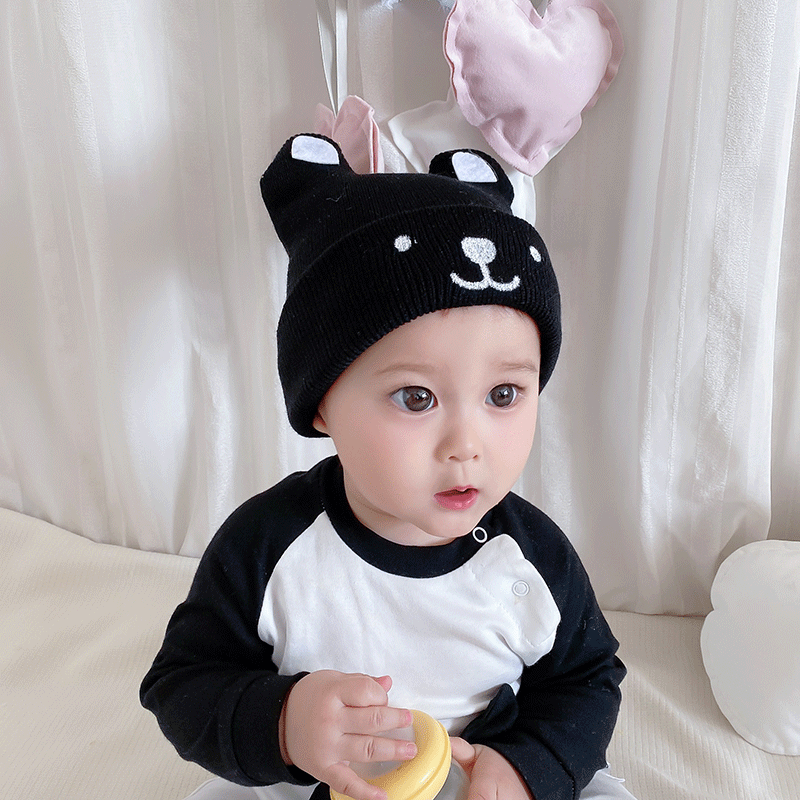 1Pcs Baby Hat Knitting Fabric Children 3D Cartoon ... – Grandado