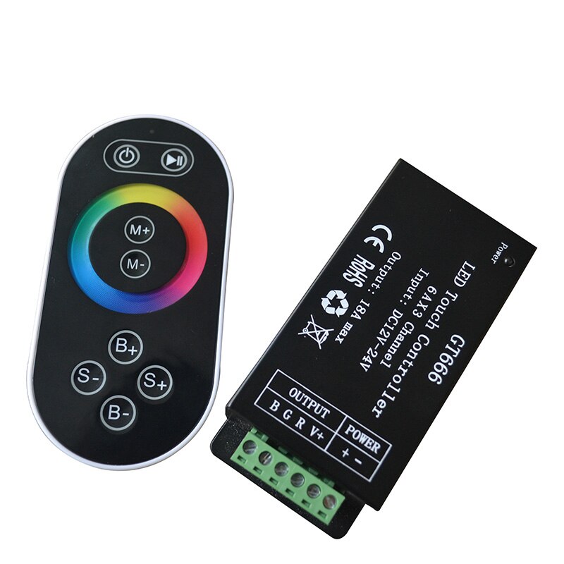 Dc12-24v 6 akse 3 kanals 18a rf trådløs touch rgb ... – Grandado
