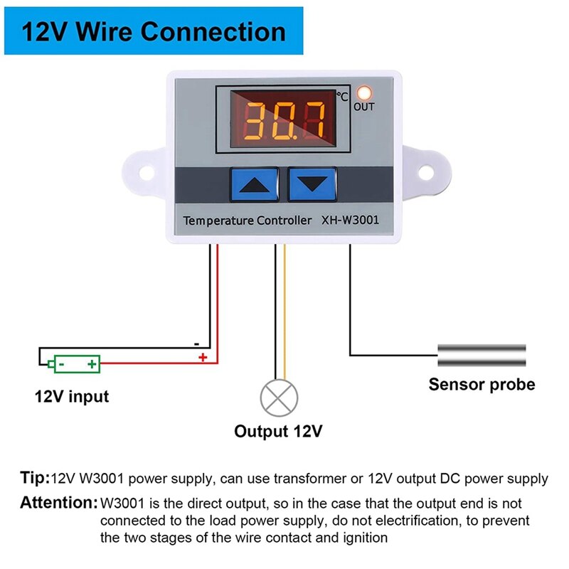 4Pc XH-W3001 Digitale Temperatuur Controller Modul... – Vicedeal