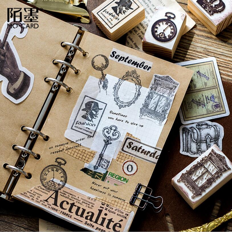 Vintage Frame Kroon Veer Hout Stempel Diy Craft Ho... – Vicedeal