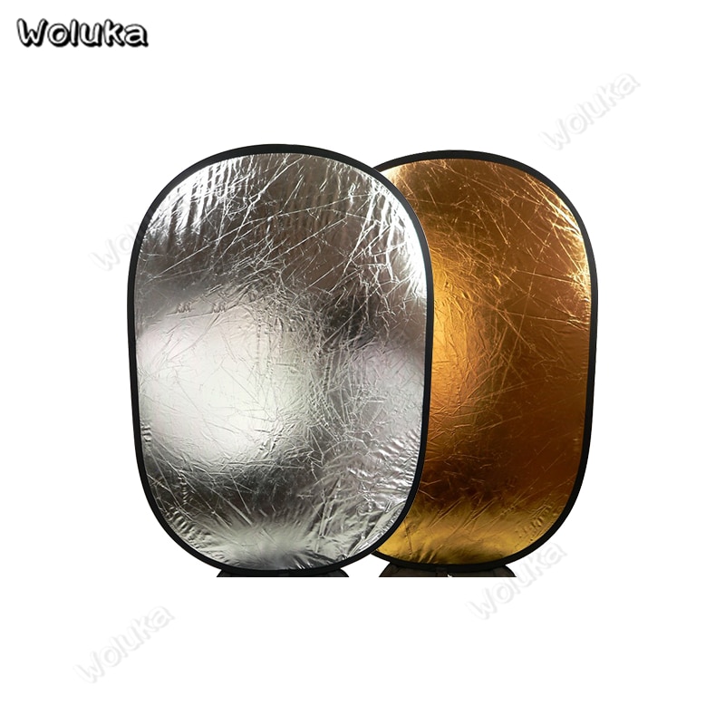 100*150cm Portable gold silver reflector Double-si... – Grandado