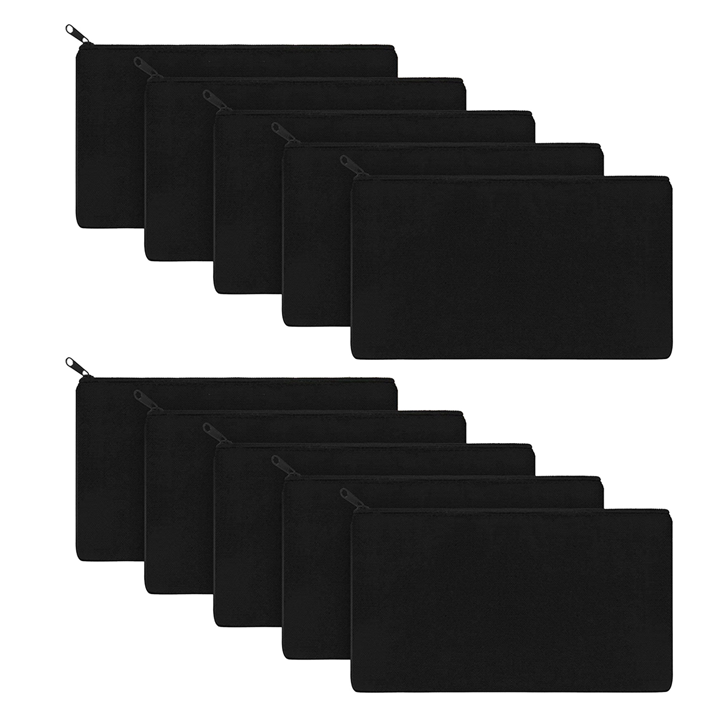 10PCS Canvas Zipper Bags Multifunctional Blank DIY... – Vicedeal