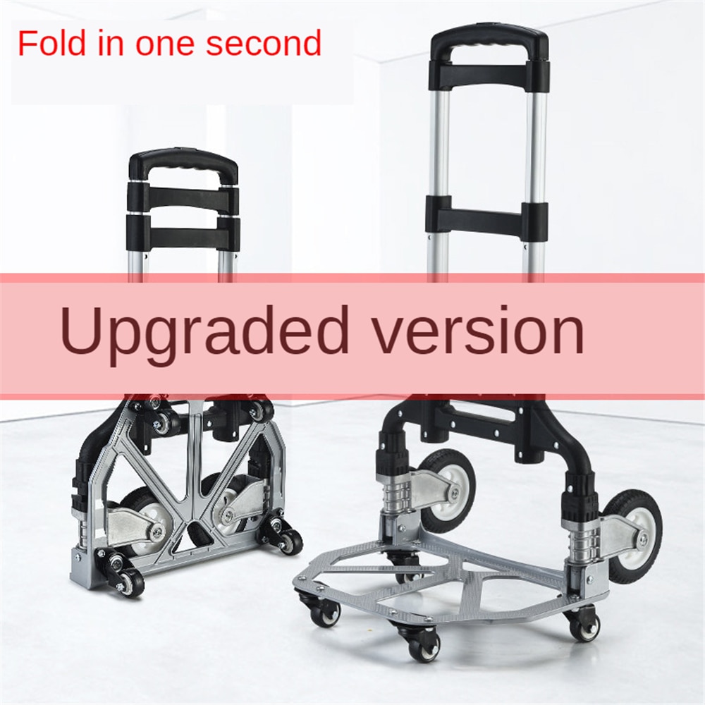 B-LIFE Folding Hand Truck Dolly Heavy Duty 2-Wheel... – Grandado