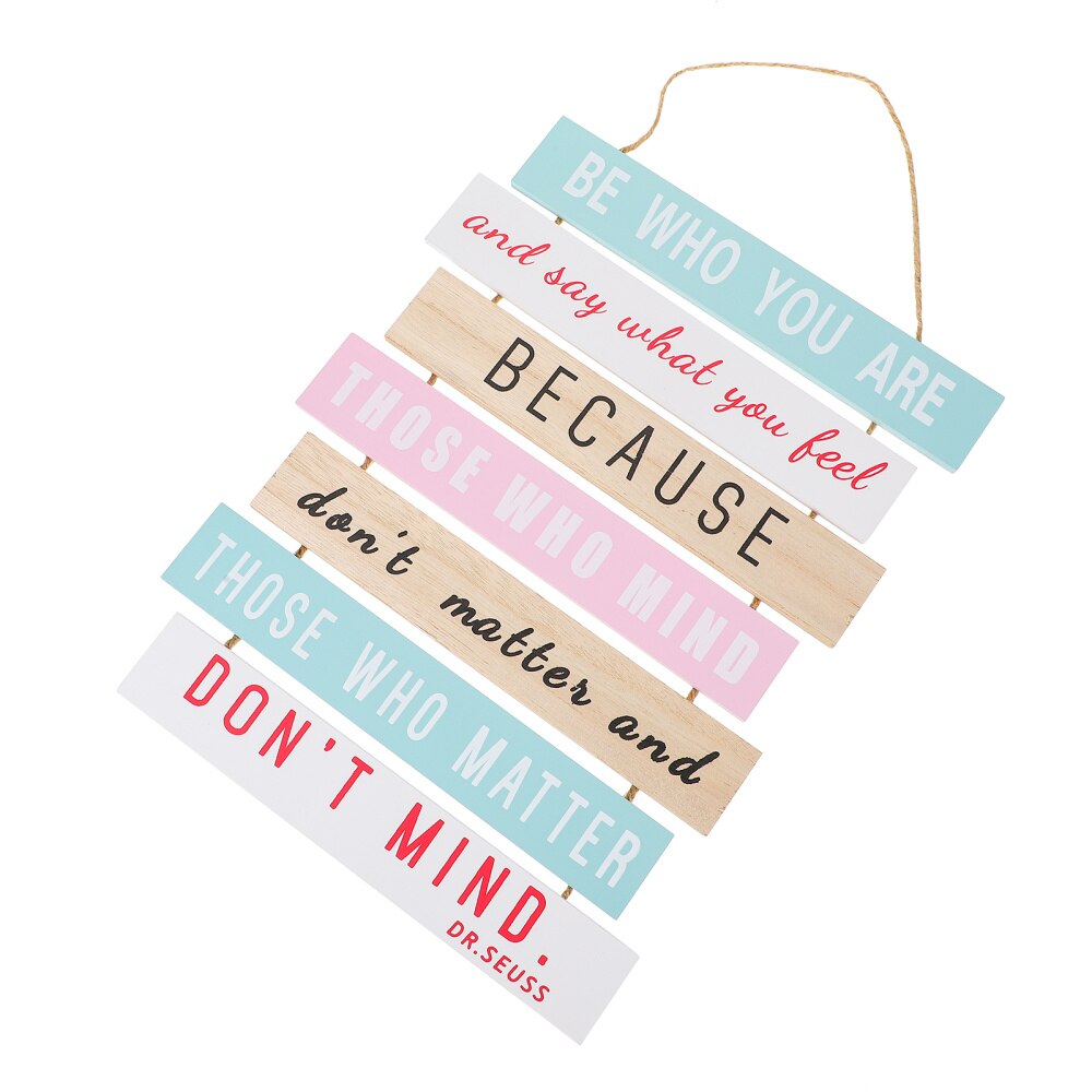 1pc Wooden Wall Hangings Decorative Hanging Sign H... – Grandado